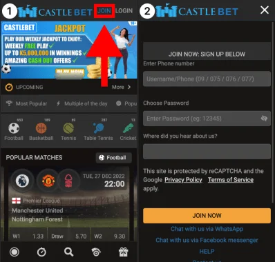 Castlebet Lite Login - Zambia Registration